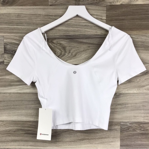 lululemon athletica | Tops | Lululemon Align Tee Fitted Crop Top | Poshmark